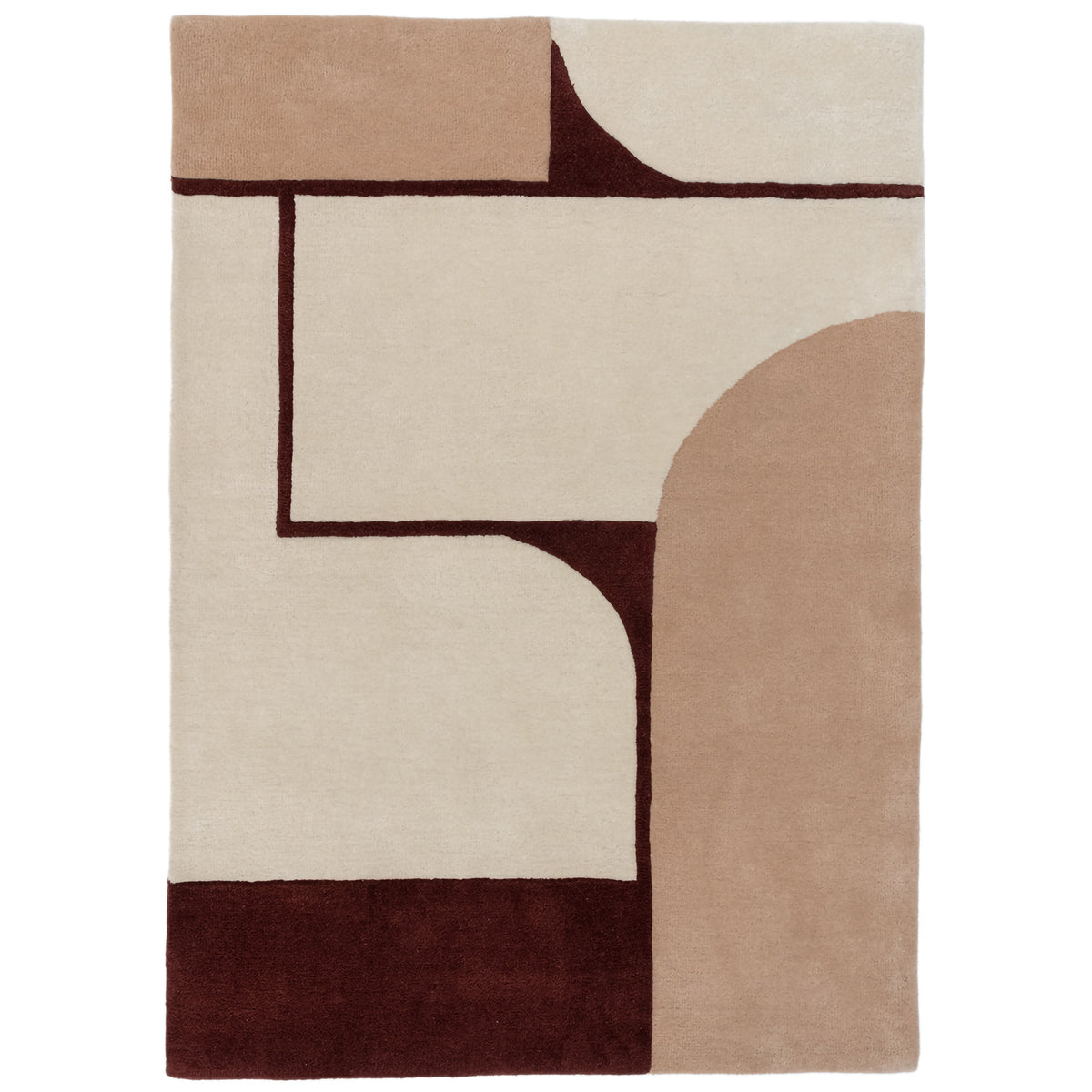 Strada Nude Hand Tufted Rug 200x290 cm – RIS Store KSA