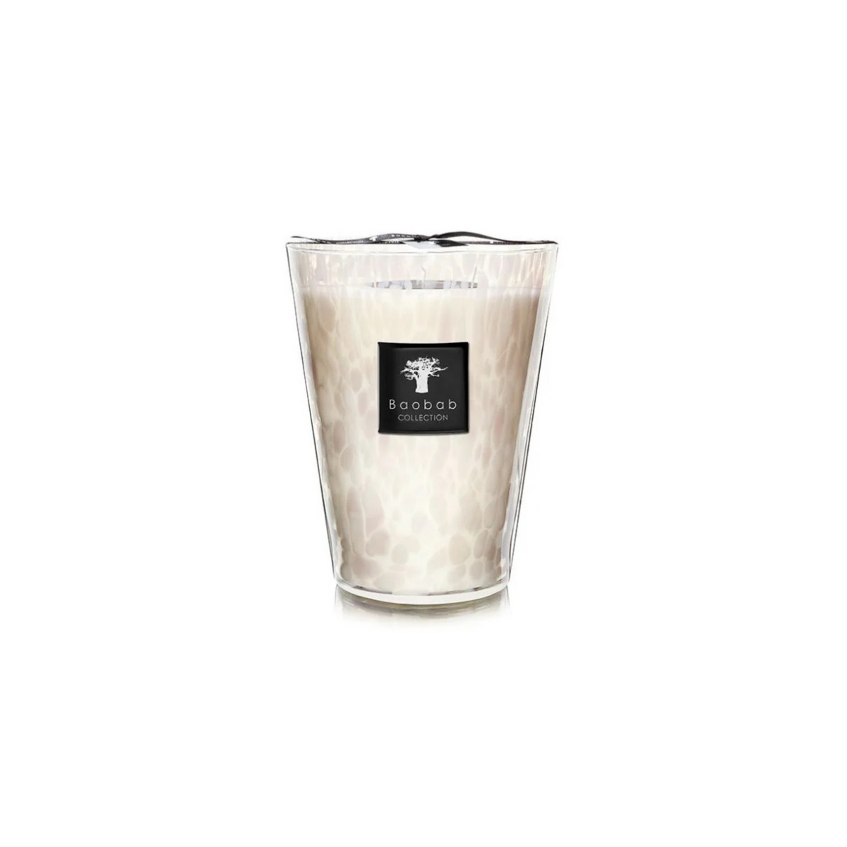 White Pearls Big Candle – RIS Store KSA