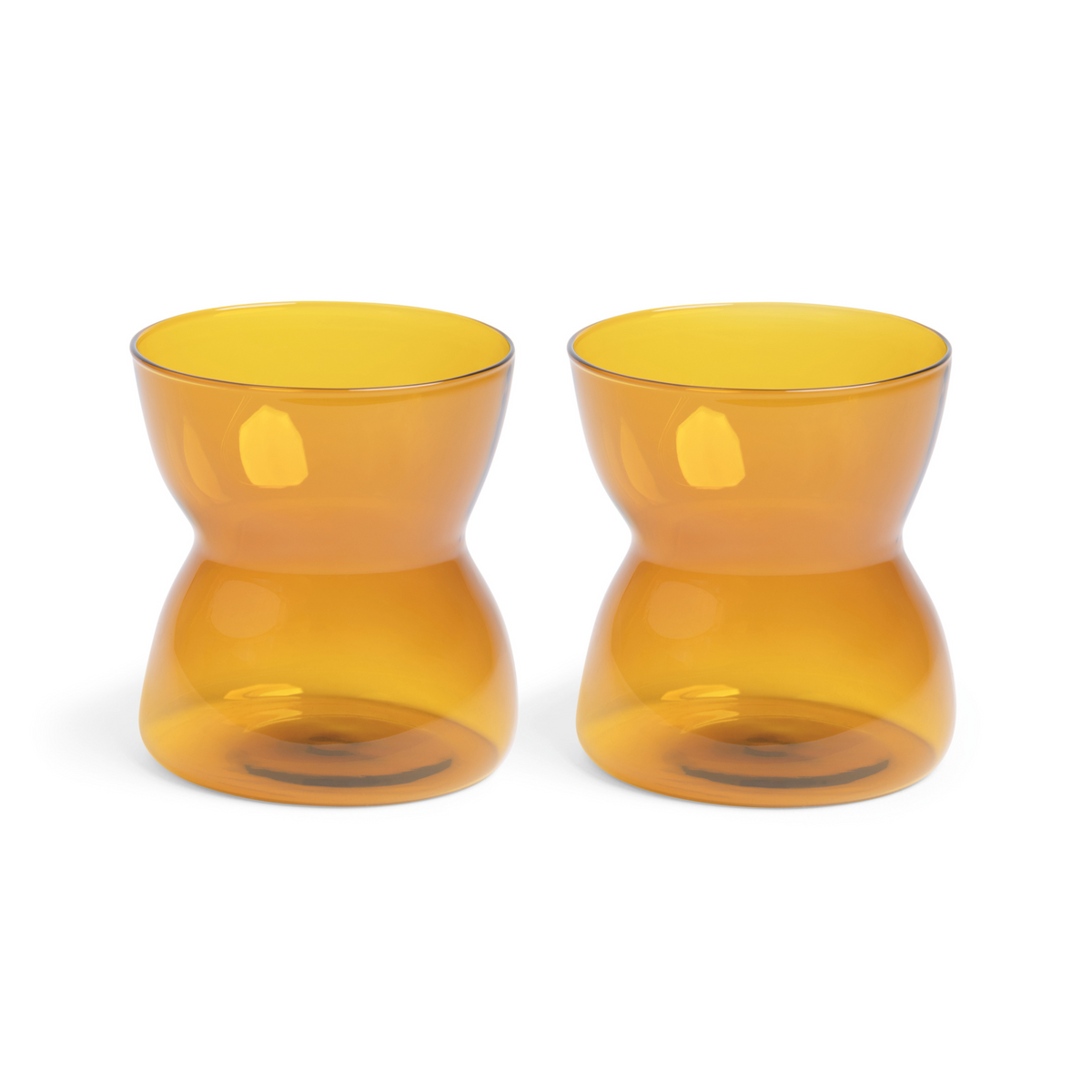 Totem Amber Glass Set Of 2 – RIS Store KSA