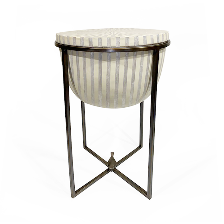 SIDE TABLE WHITE – RIS Store KSA