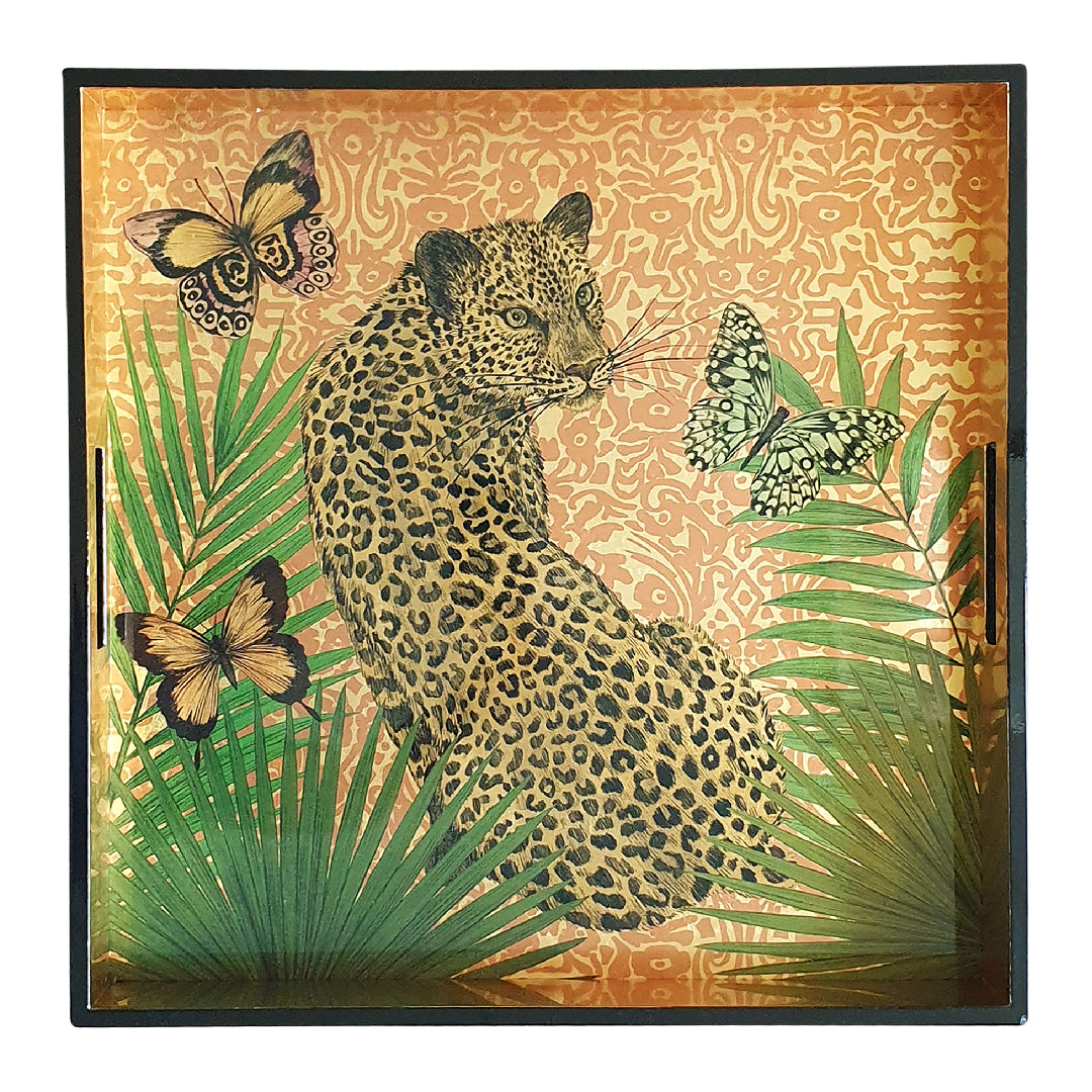 Tiger Lacquered Tray – RIS Store KSA