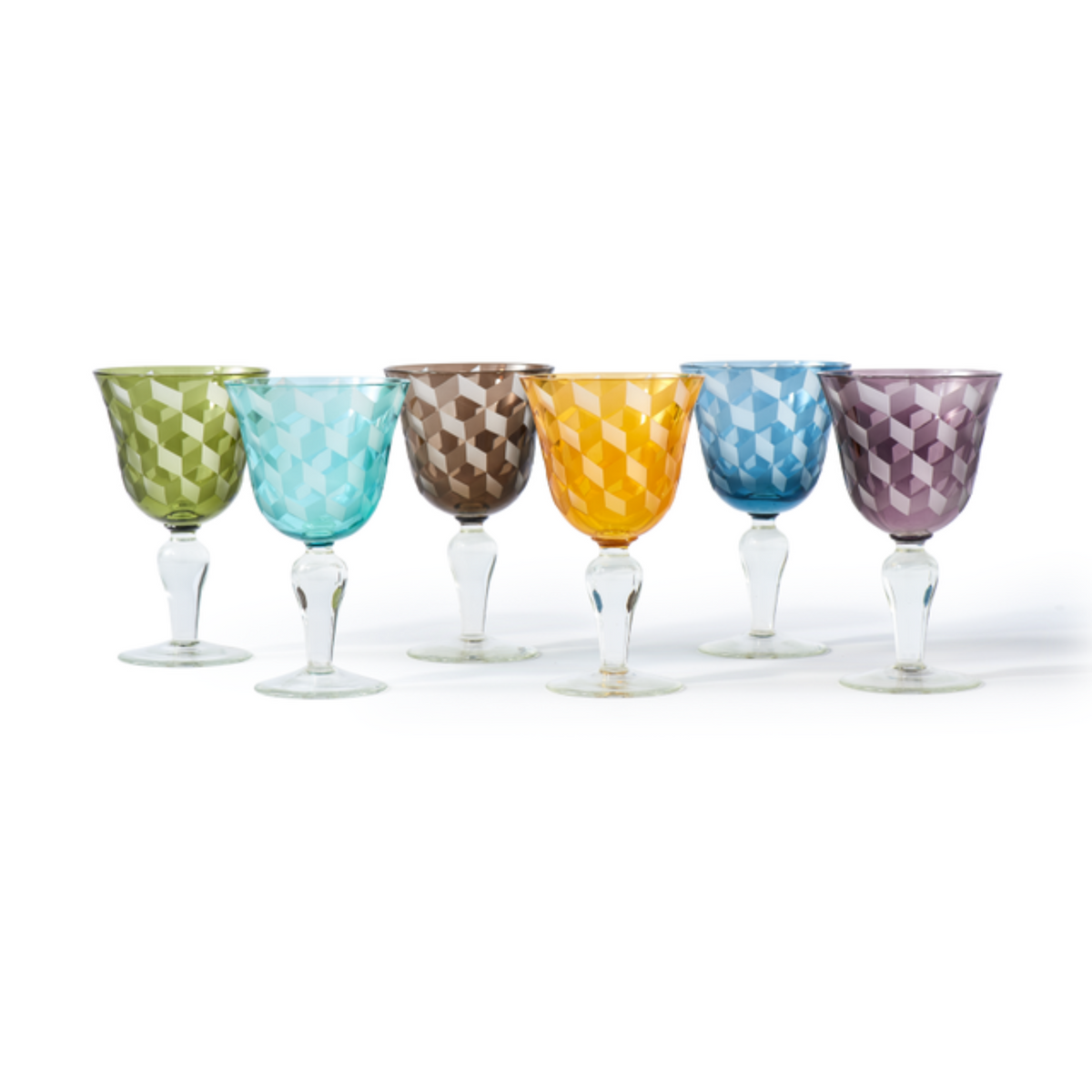 Blocks Wine Glasses Set of 6 – RIS Store KSA