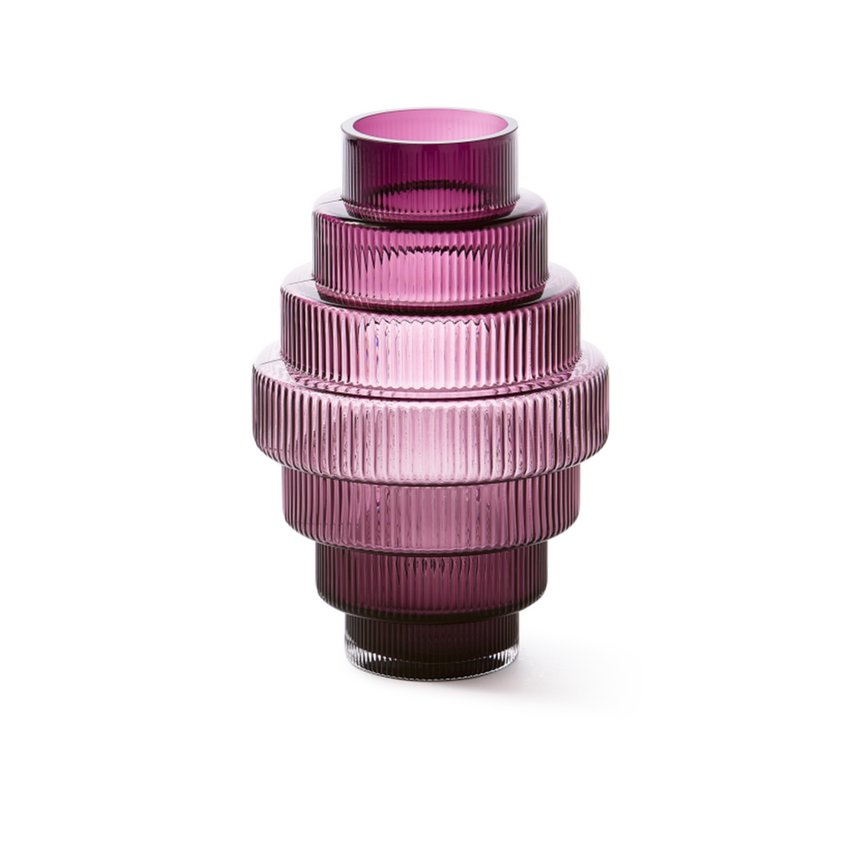 Steps Dark Purple Vase - S – RIS Store KSA