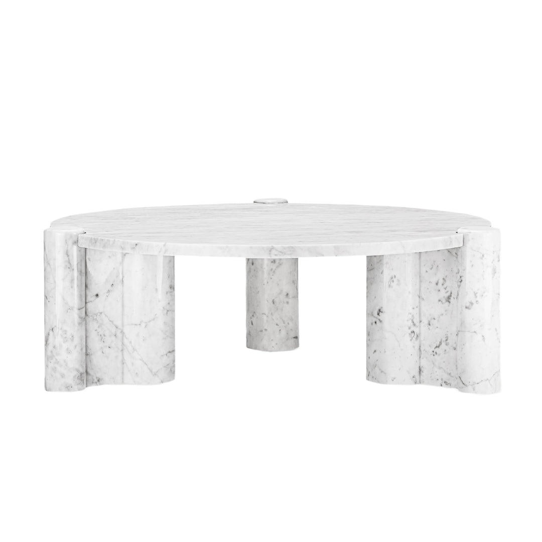 Agatha Round Coffee Table | White – RIS Store KSA